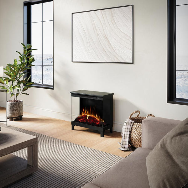 Modern Ember Smart 3-Sided Black Electric Fireplace Stove Heater – Electric Fireplaces Direct
