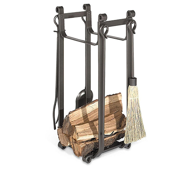 Forged Iron Hearth Center, Vintage Iron | Electric Fireplaces Direct