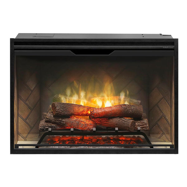 Dimplex 36" Revillusion Built-In Electric Firebox Herringbone Brick ...