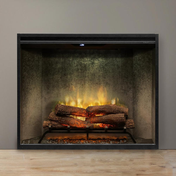 Dimplex 36" Revillusion Portrait Electric Firebox Weathered Concrete ...