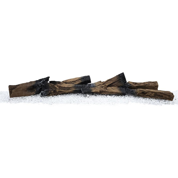 Modern Ember Rustic Log Accessory Kit for Skyline Wall Mount & Highmar ...