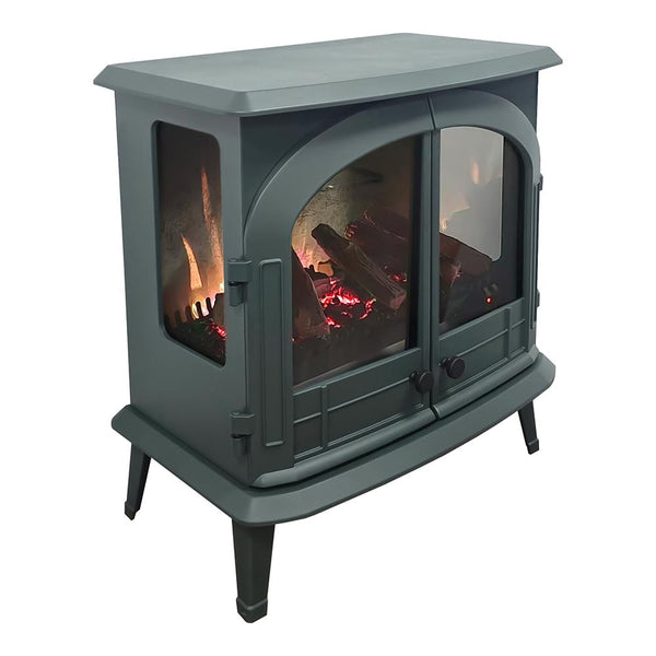 Modern Ember 26-in Smart Hunter Green Electric Fireplace Stove Heater – Electric Fireplaces Direct