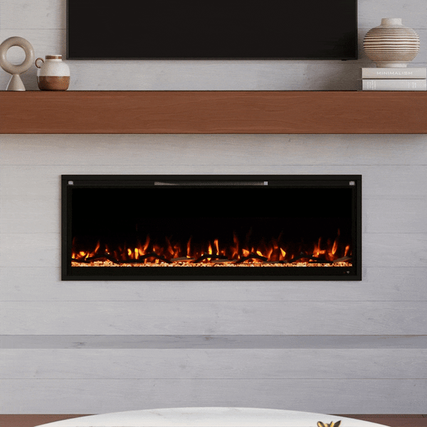 Modern Ember Aerus Slim 50-in Smart Linear Electric Fireplace ...