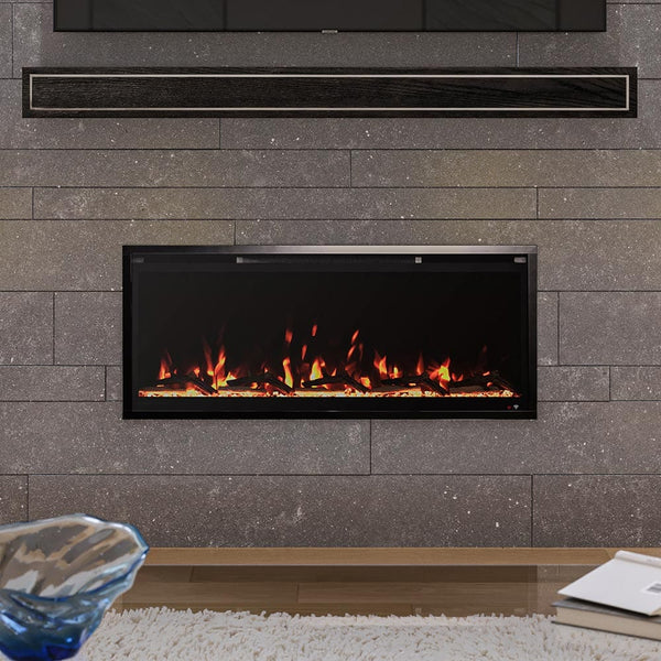 Modern Ember Aerus Slim 42-in Smart Linear Electric Fireplace ...