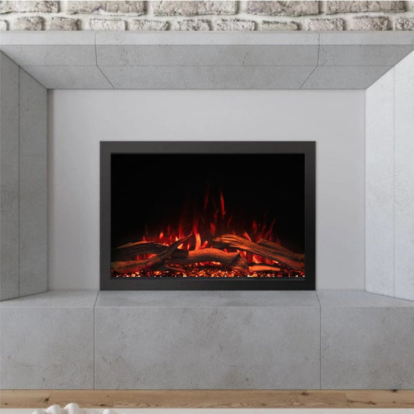 Modern Ember 30-in Highmark Traditional Built-In Electric Fireplace ...