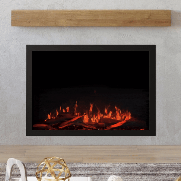 Modern Ember 38-in Highmark Traditional Built-In Electric Fireplace ...