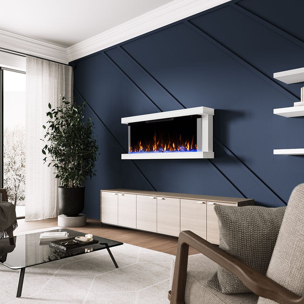 Plasma Wall Mount Electric Fireplace Modern Wall Mount Electric