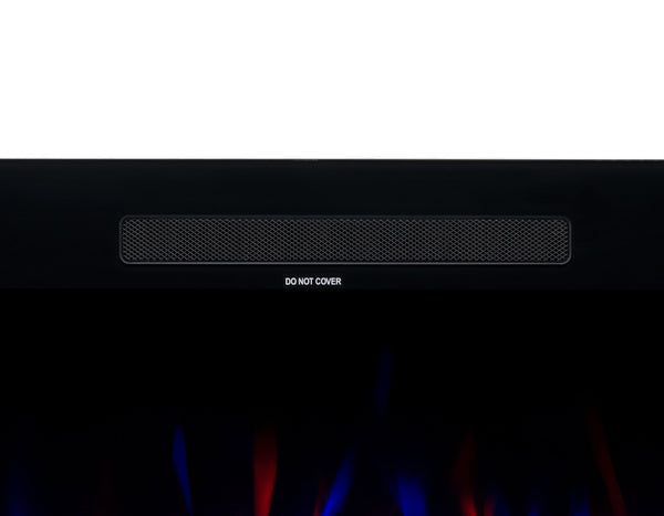 Modern Ember Vibrance 60-in Smart Linear Electric Fireplace with Cryst ...