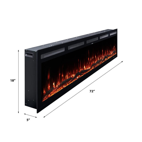 Modern Ember Vibrance 72-in Smart Linear Electric Fireplace | Electric ...