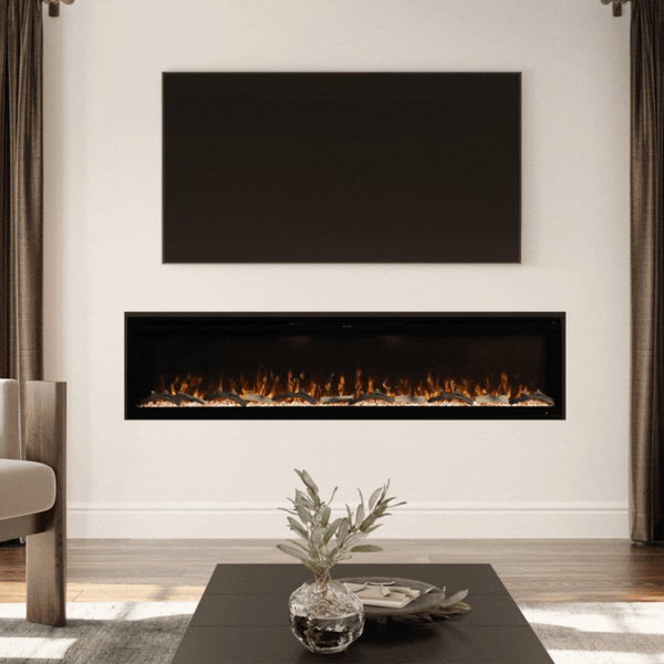 Modern Ember 72-In Aerus Smart Linear Electric Fireplace – Electric ...