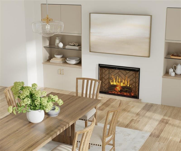 Dimplex 36-in Revillusion Built-In Electric Fireplace with Herringbone ...