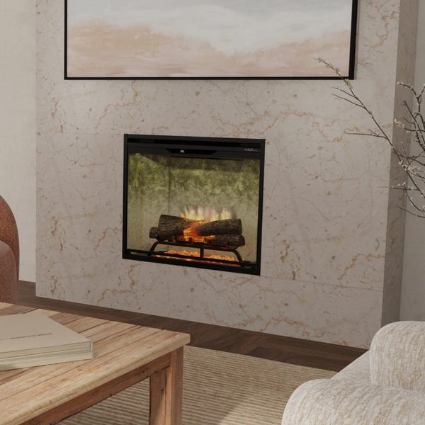 Dimplex 30-in Revillusion Built-In Electric Fireplace with Weathered C ...