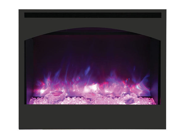 Amantii Zero Clearance Series Arched 31-In Built-In Electric Fireplace ...